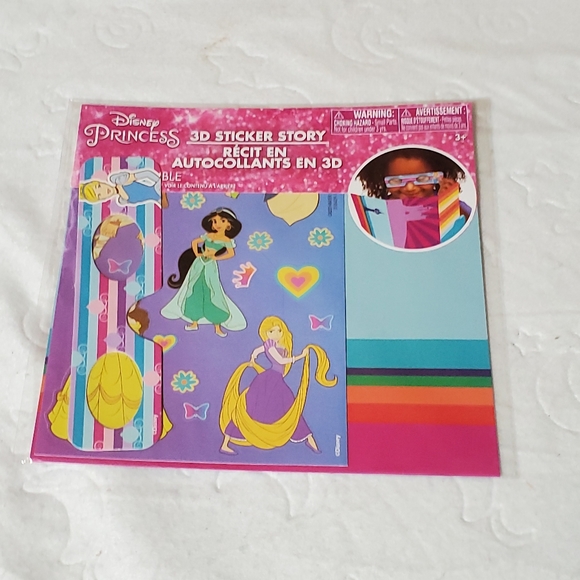 Disney | Design | New Disney Princess 3d Sticker Story | Poshmark